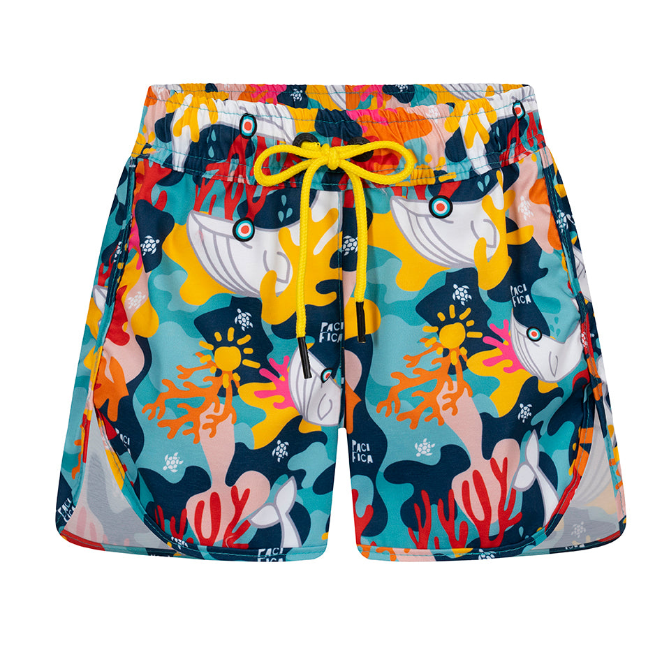 Pacifica Girls Swim Shorts - UV Swimwear | Krio + Color – Krio Color ...