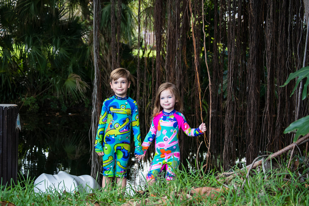 Vestidos de baño para niños con protección solar | Krio + Color – Krio ...